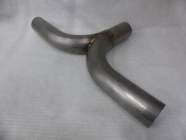 STAINLESS STEEL EXHAUST T PIECE PIPE SECTION DIVIDER IN 21/2" - 63.5mm